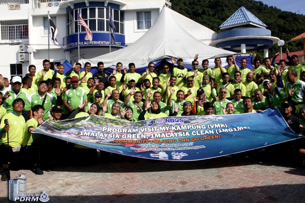 GO GREEN: PDRM BANTU PULIHARA PERSEKITARAN PULAU PERHENTIAN